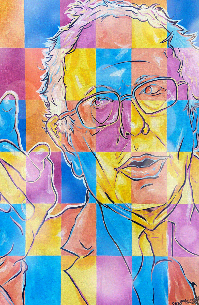 Colorful Bernie Sanders "Bernard" Print – Masaya's Market